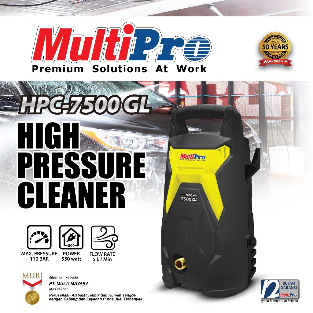 Jual Multipro Mesin Cuci Steam HPC 7500 GL | High Pressure Washer ...