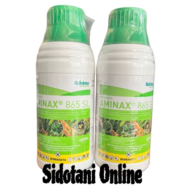 Jual HERBISIDA AMINAX 865SL - 400ML Selektif Purna Tumbuh Tanaman Padi ...