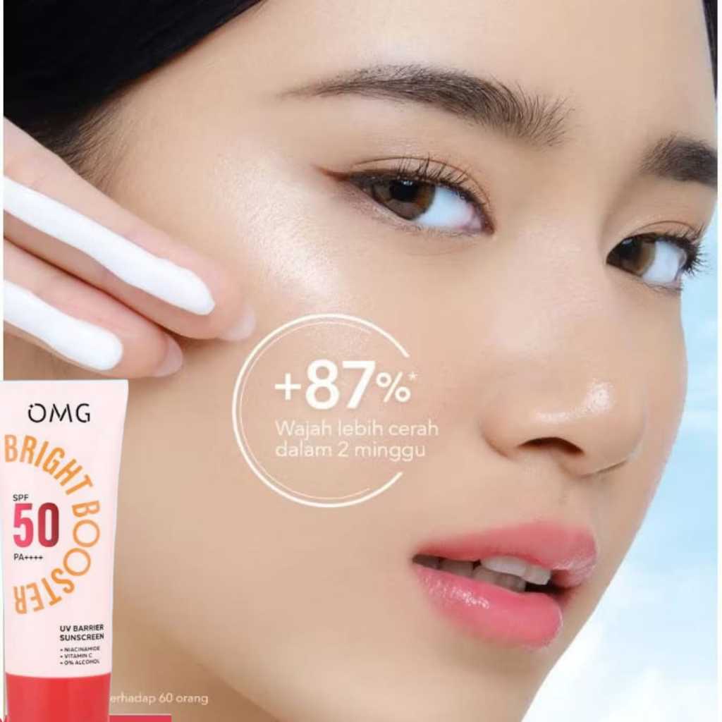 Jual OMG OH MY GLOW UV Barrier Sunscreen SPF 50 PA++++ Sunscreen Wajah ...