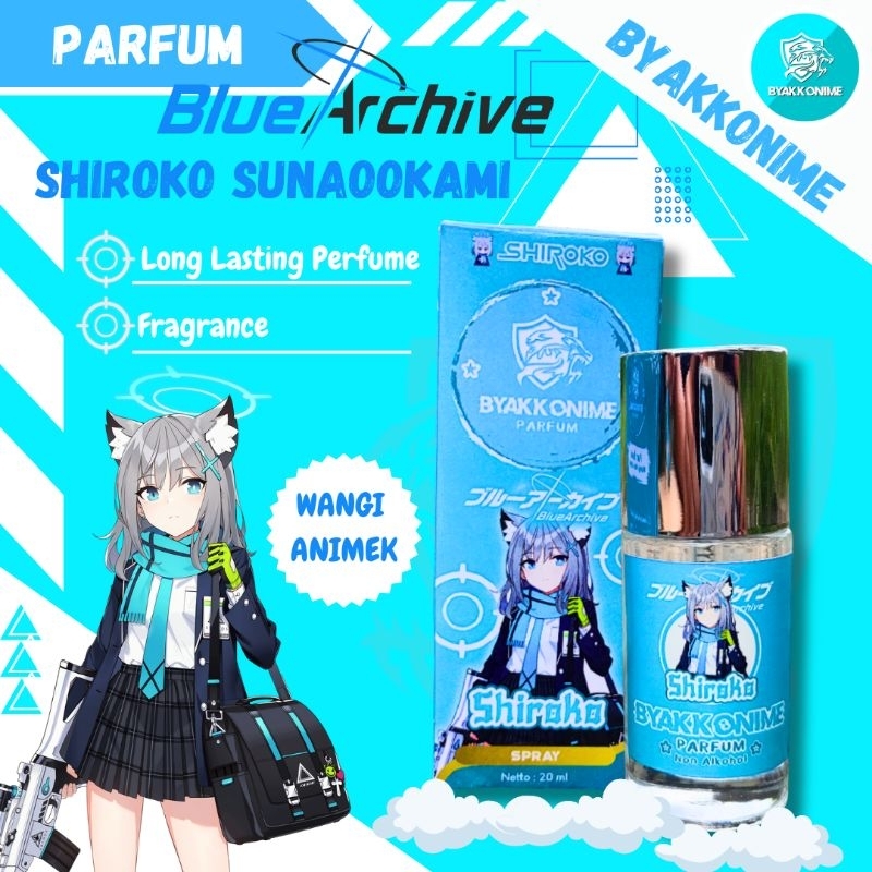 Jual BLUE ARCHIVE PARFUM (20ml) - Perfume Shiroko Sunaookami Blue ...