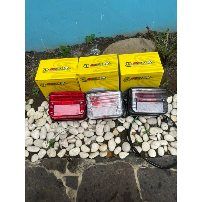 Jual LAMPU STOPLAMP BELAKANG GL 100 WARNA SMOKE BENING MERAH SULTAN ...