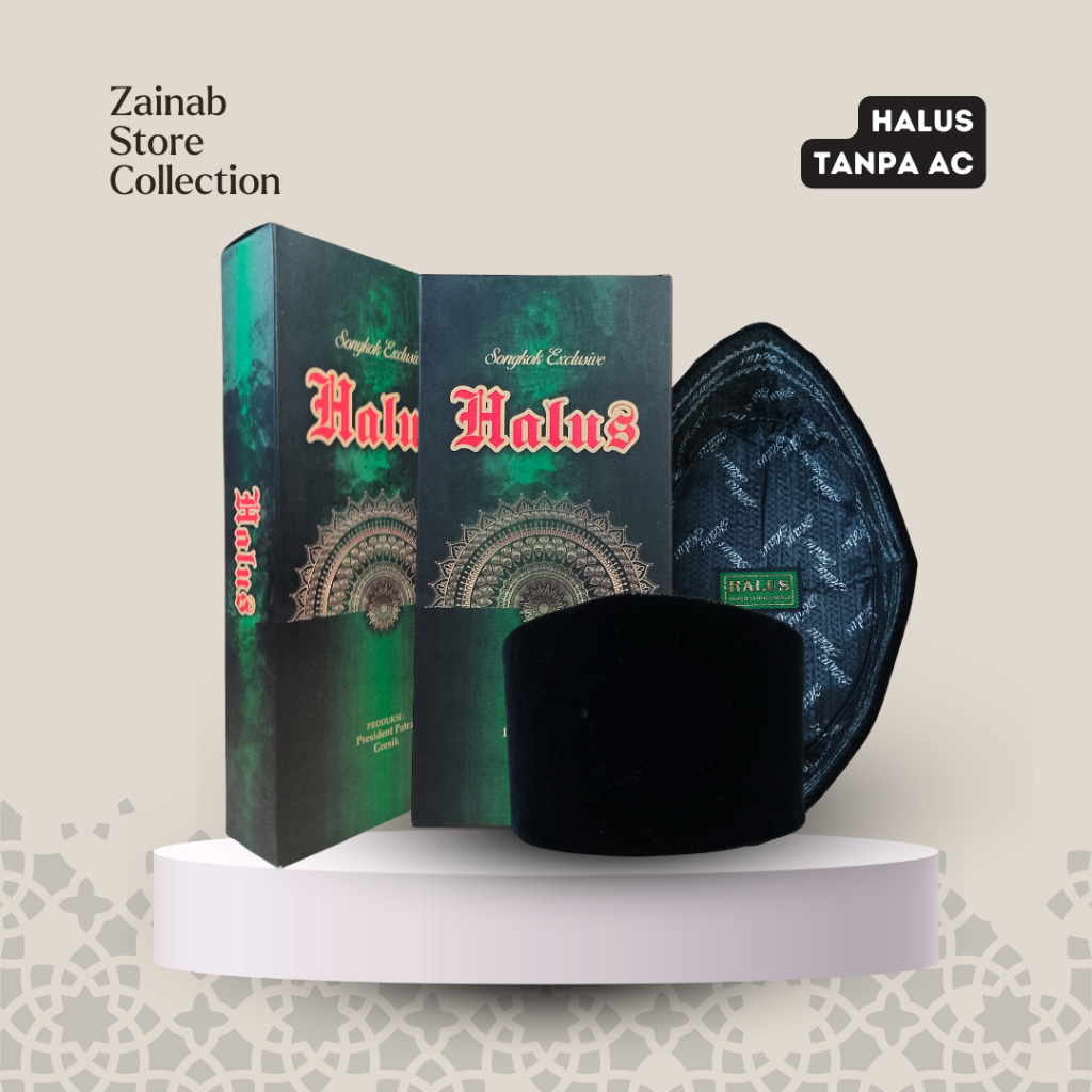 Jual Songkok Hitam Nasional Kopyah Formal Peci Non AC Merk Halus ...