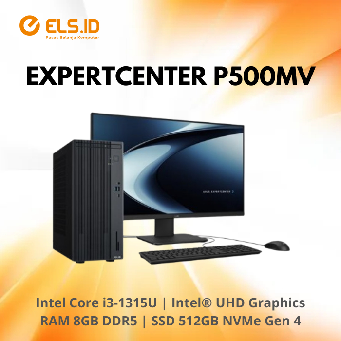 Jual Asus ExpertCenter P500MV Mini Tower Intel i3-1315U 8GB SSD 512GB ...