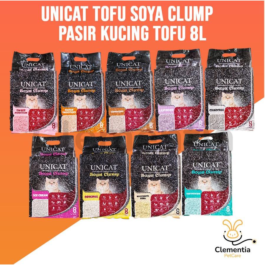 Jual Pasir Tofu Soya Clump Unicat | Unicat Soya Tofu 8liter Pasir ...