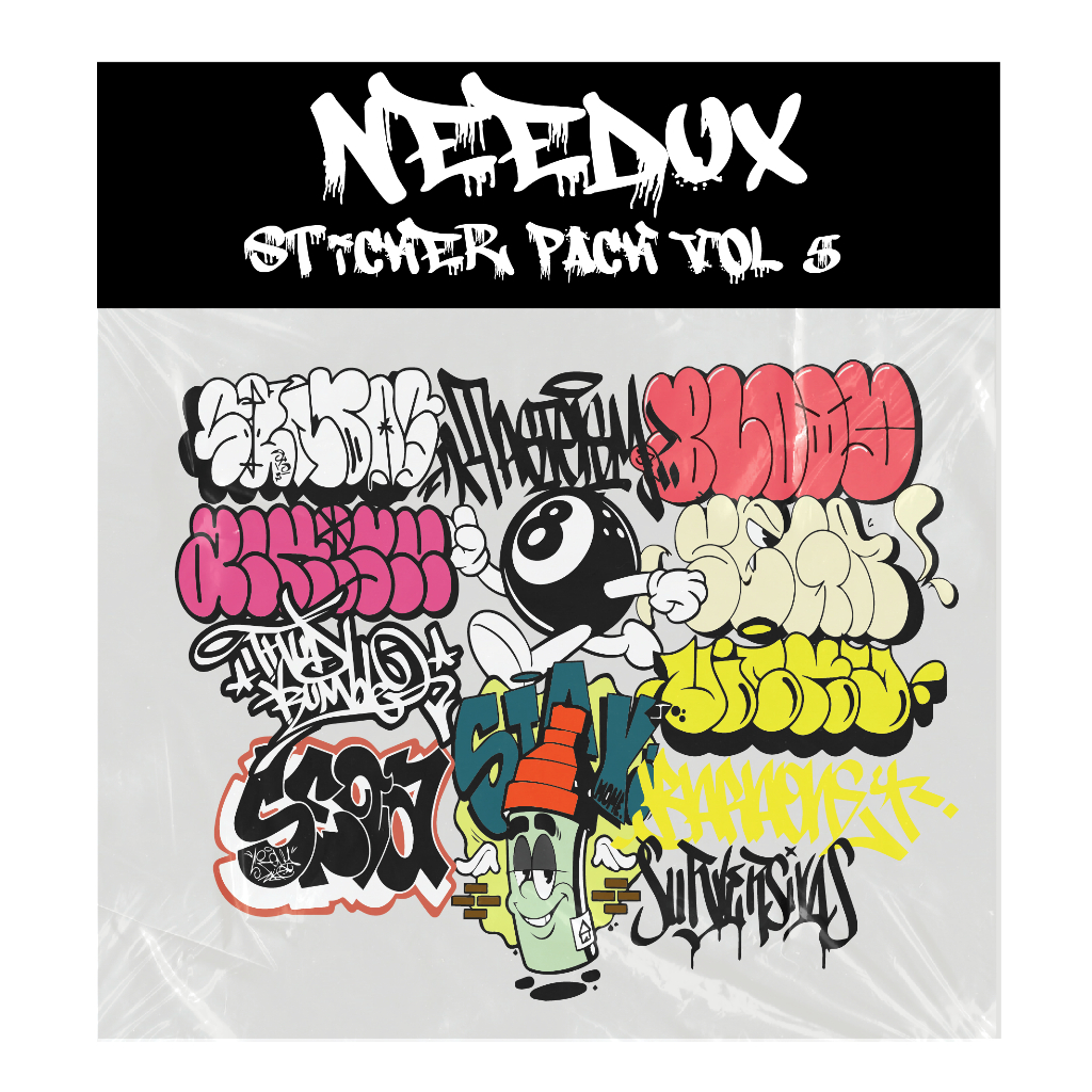 Jual NEW!!! Sicker Pack VOL.5 By needUx Graffiti Merch Anti Air ...