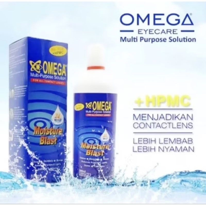 Jual Cairan Pembersih Softlens - Omega Moisture Blast 500ML - Multi ...