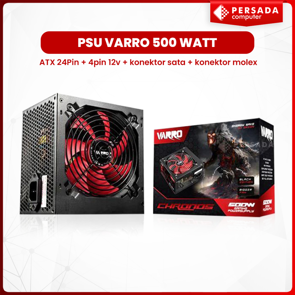 Jual PSU POWER SUPPLY VARRO 500 WATT PSU Varro 500watt PSU Varro 500 ...