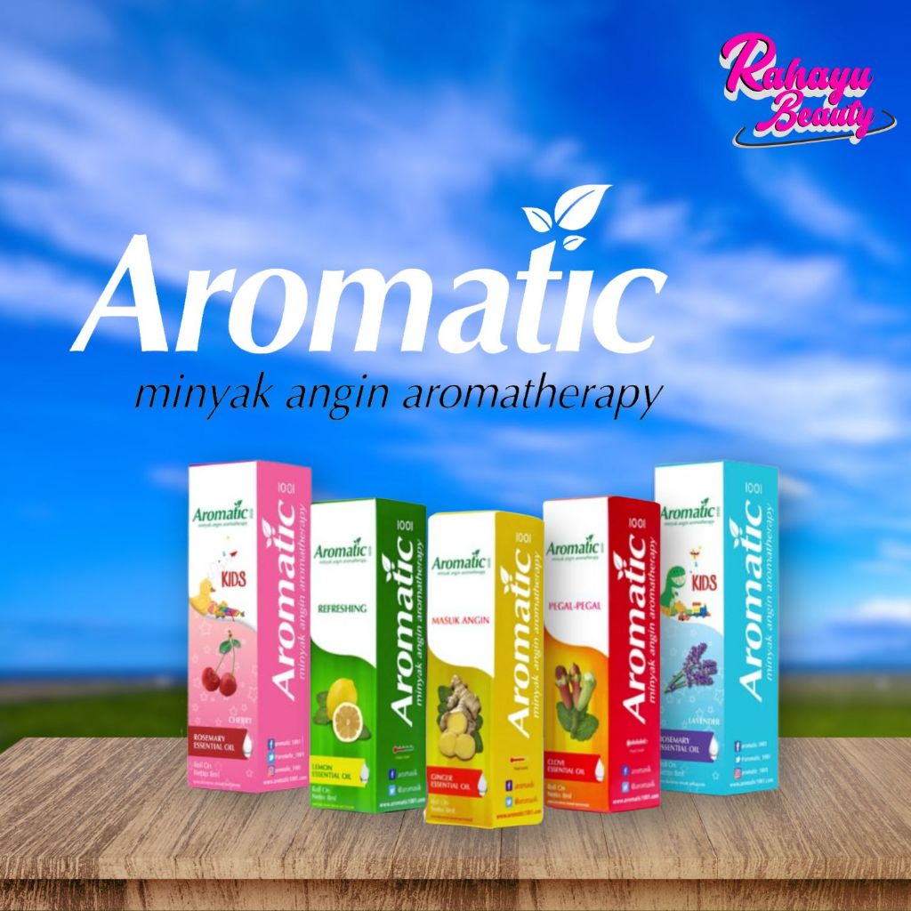 Jual AROMATIC 1001 Minyak Angin Aromateraphy | Untuk Pegal Pegal Masuk ...