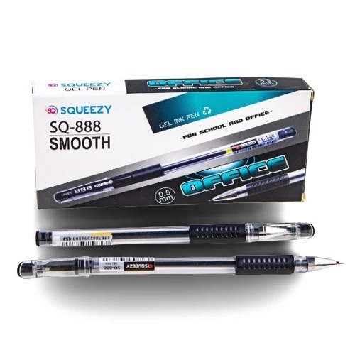 Jual ( 1 Box 12 Pcs ) Pulpen Gel Squeezy Office Smooth GP-SQ888 0.5mm ...