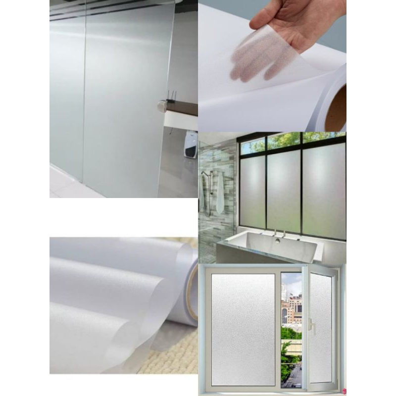 Jual sticker kaca sanblast kaca buram es | Shopee Indonesia