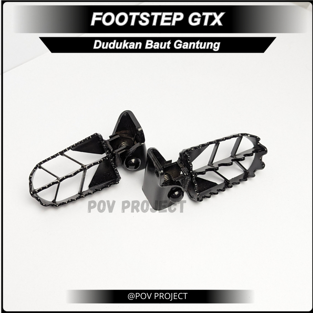 Jual Footstep Lebar Trail Dudukan Bebek GTX Step Pangkon Baut Gantung ...