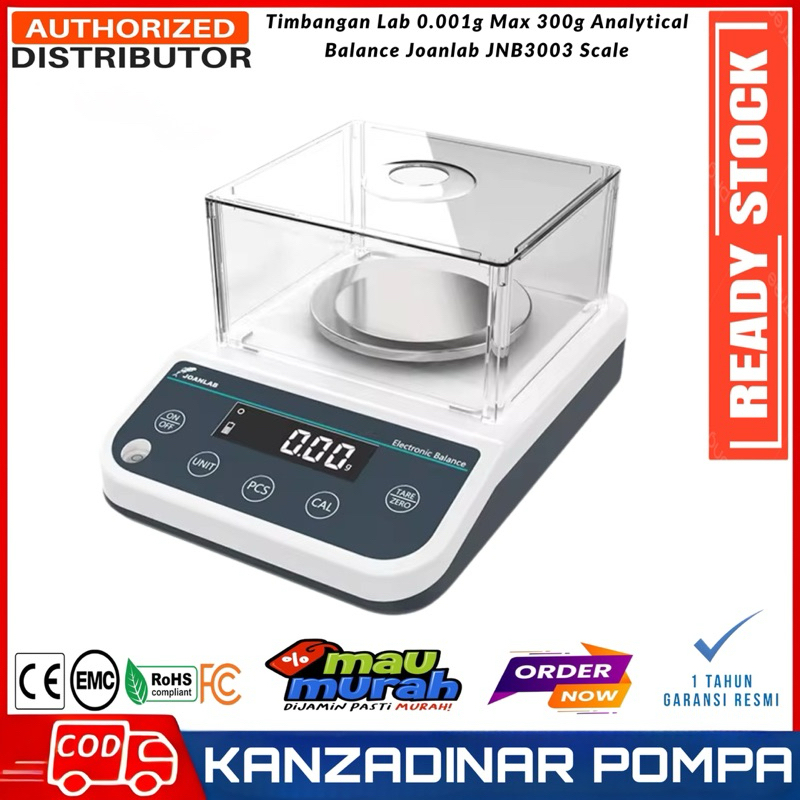 Jual Timbangan Lab 0.001g Max 300g Analytical Balance Scale Neraca Analitik Joanlab JNB3003 ...
