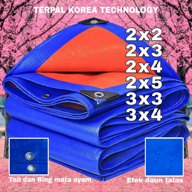 Jual TERPAL PLASTIK A5 2X3 2X4 2X5 3X3 3X4 3X5 3X6 4X4 WATERPROOF | Shopee Indonesia