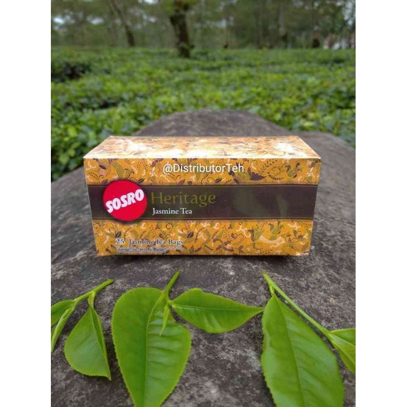 Jual Teh Celup Sosro Jasmine Heritage 25 Bags - Tea Bag | Shopee Indonesia