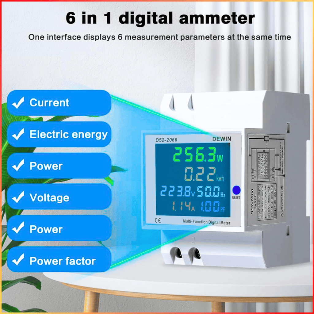 Jual NEW COD Meteran Listrik Digital Alat Ukur kwh Meter 1 Phase 900 ...