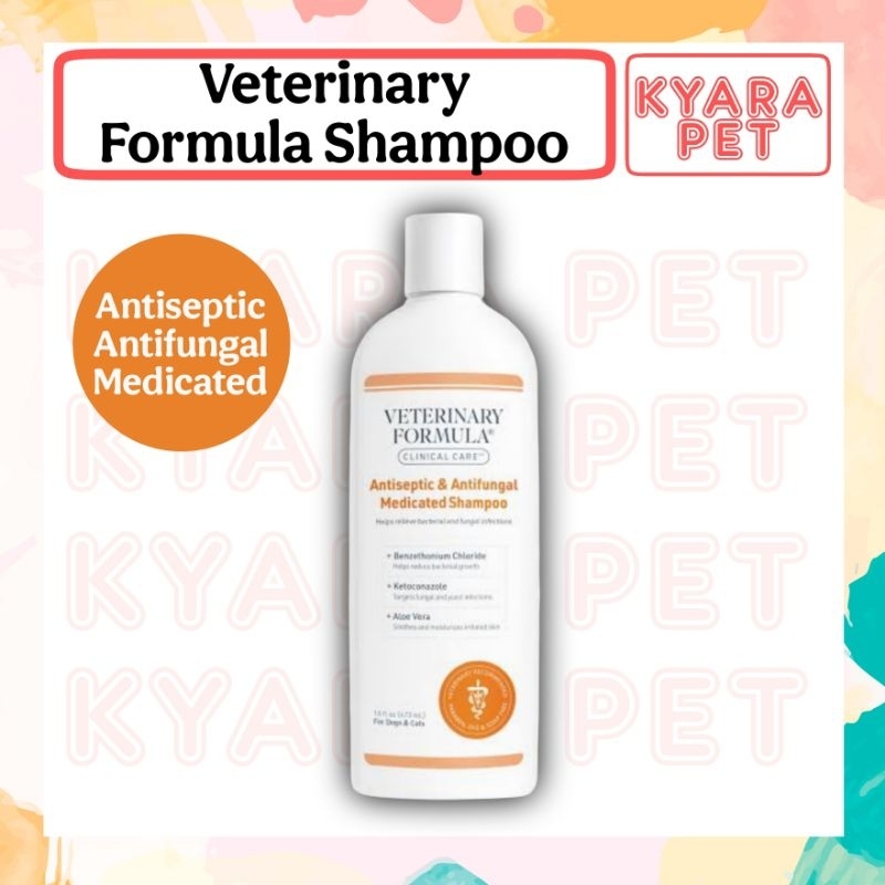 Jual SHAMPOO ANTI JAMUR ANJING DAN KUCING VETERINARY FORMULA MEDICATED ...