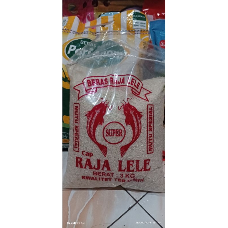 Jual beras raja lele 3kg | Shopee Indonesia