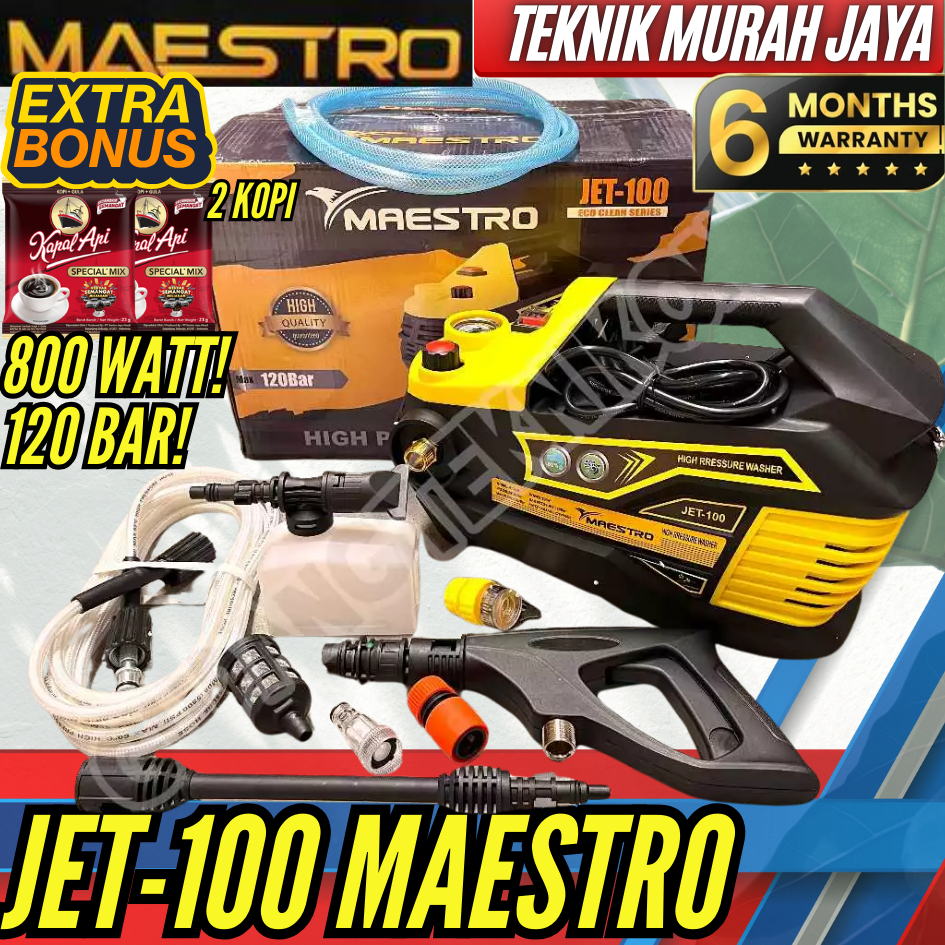 Jual MAESTRO JET 100 Mesin Cuci Steam Jet Cleaner Adjustable Pressure ...