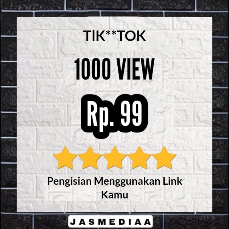 Jual PENONTON VIEW TIKTOK HIGH QUALITY PERMANEN | JASMEDIA | Shopee Indonesia