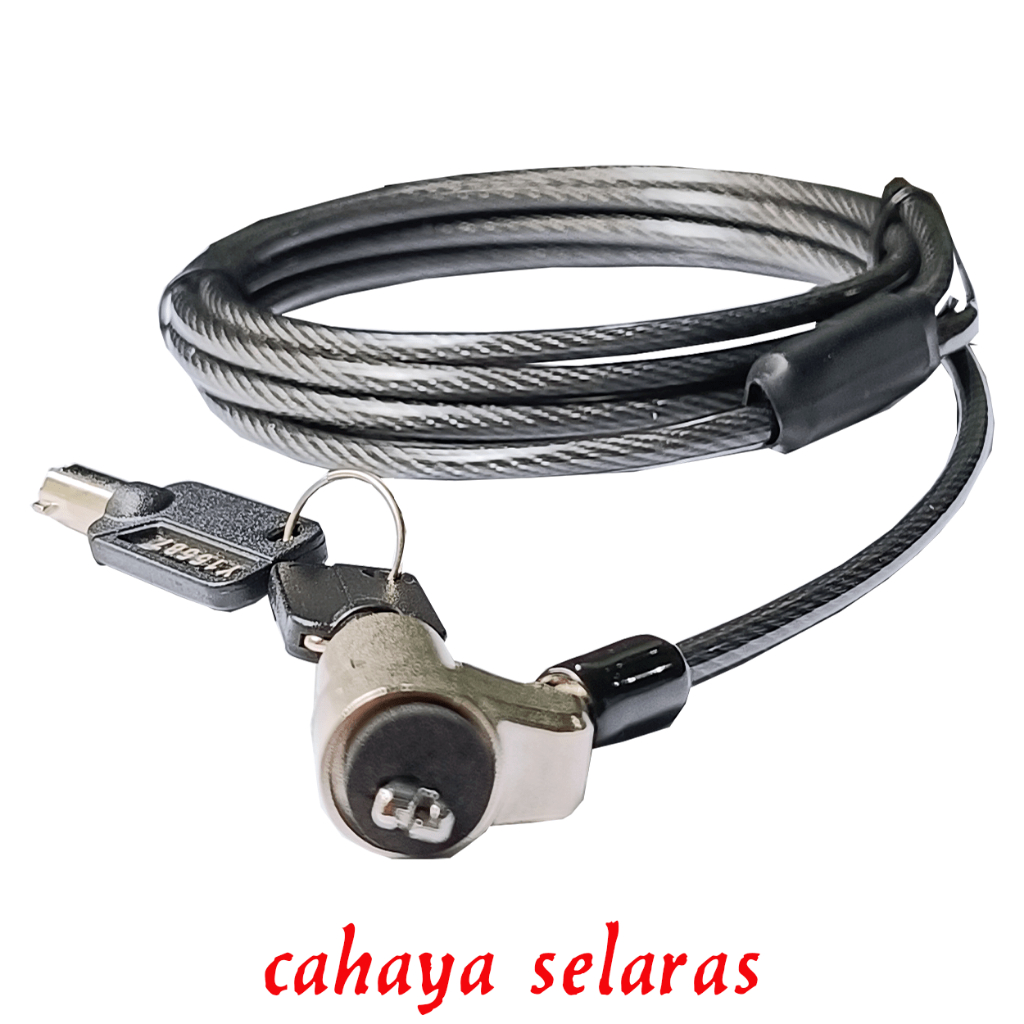 Jual KUNCI PENGAMAN LAPTOP / NOTEBOOK ORIGINAL DELL 3X5MM SECURITY LOOK ...
