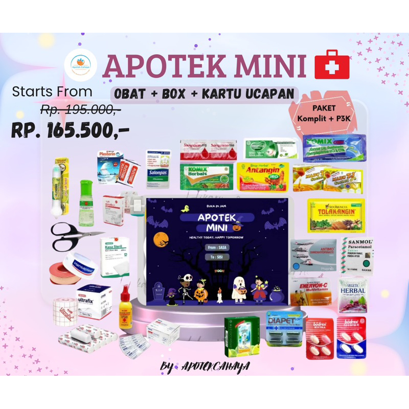Jual PAKETAN APOTIK MINI CUSTOM GIFTS BOX (Baca Deskripsi) | Shopee ...