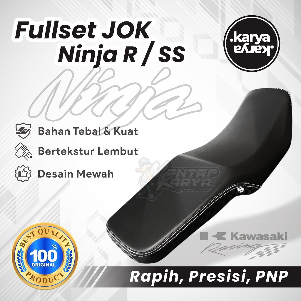 Jual FULL SET JOK NINJA R / SS, KULIT JOK NINJA R / SS MBTECH CARERRA ...