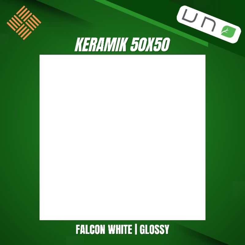 Jual KERAMIK 50X50 PUTIH POLOS | FALCON WHITE | GLOSSY | UNO | Shopee ...