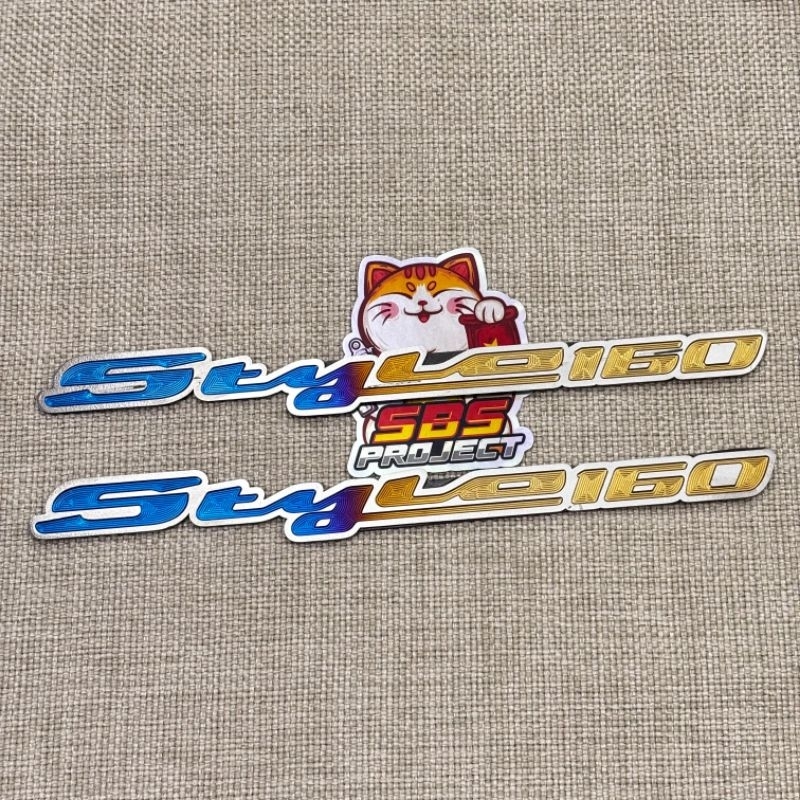 Jual emblem titanium body honda stylo 160 original vietnam | Shopee ...