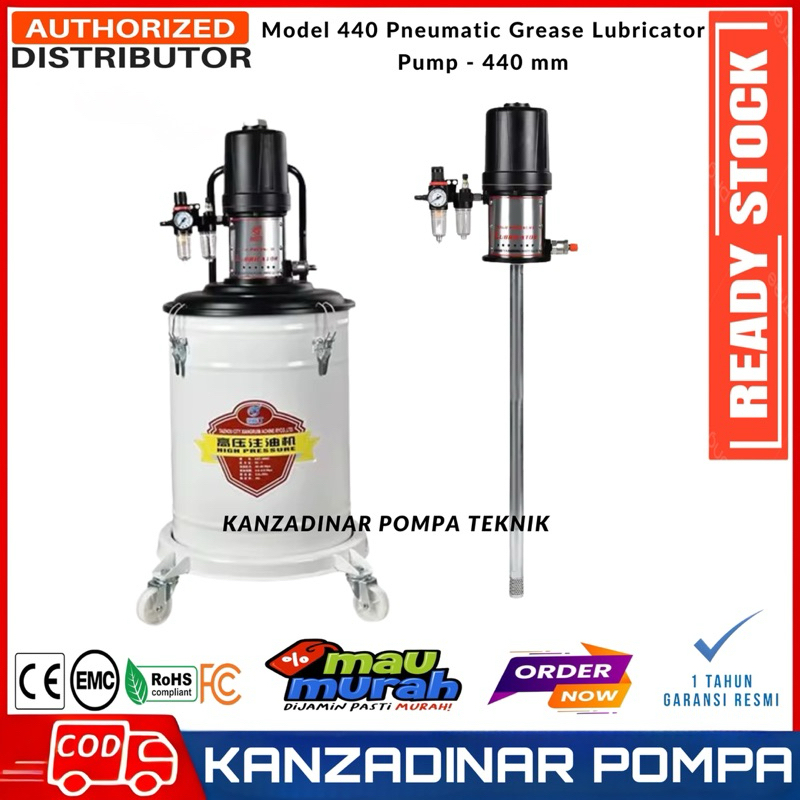 Jual Model 440 Pneumatic Grease Lubricator Pump - 440 mm | Shopee Indonesia