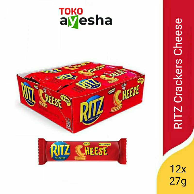 Jual RITZ Biskuit Sandwich Keju 324 gr - 1 Box isi 12x27g | Shopee ...