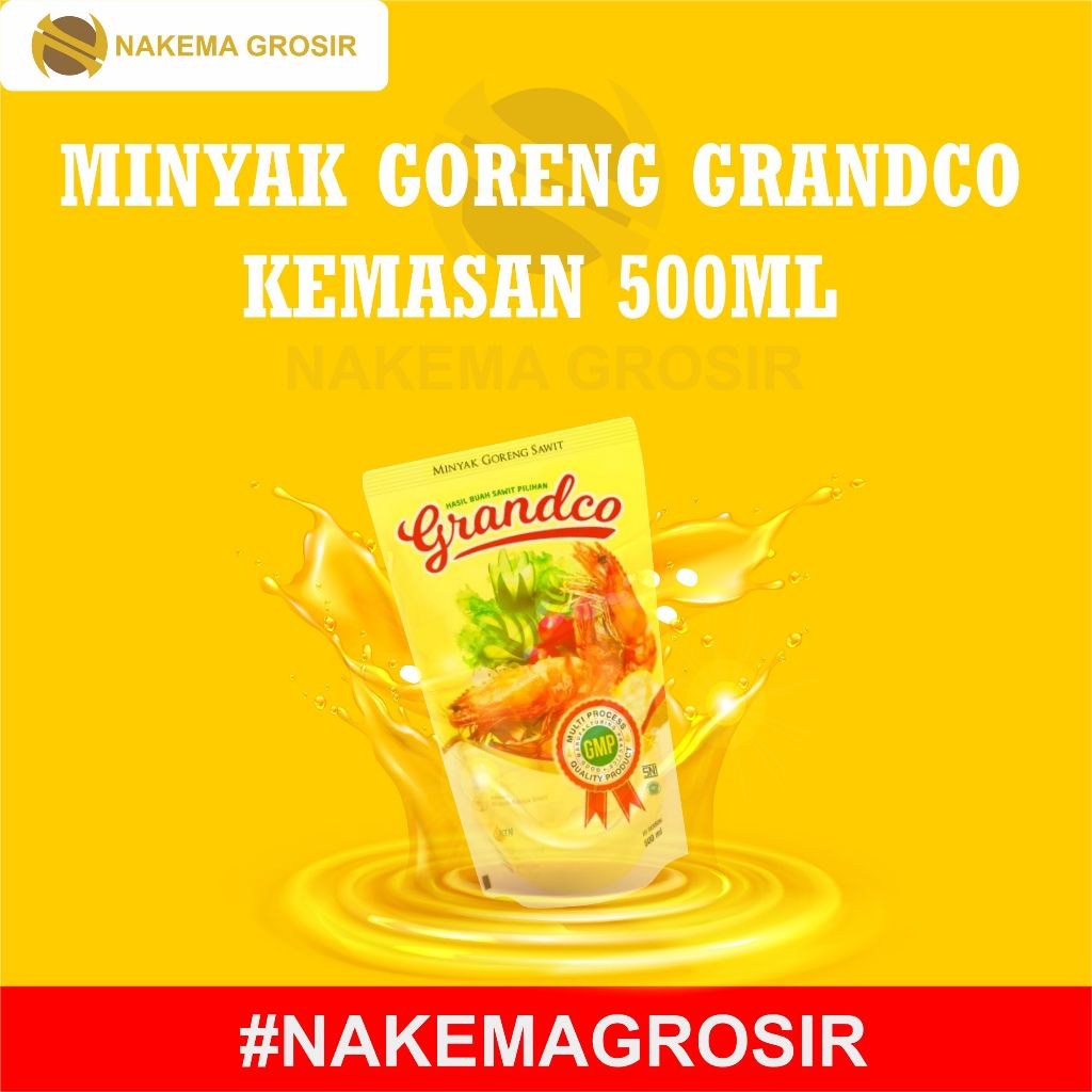 Jual MINYAK GORENG GRANDCO 500 ML | Shopee Indonesia