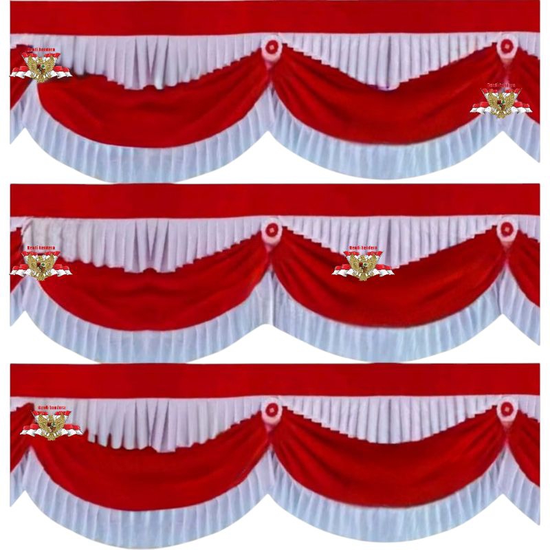 Jual bendera umbul umbul background merah putih rempel sicantik ...