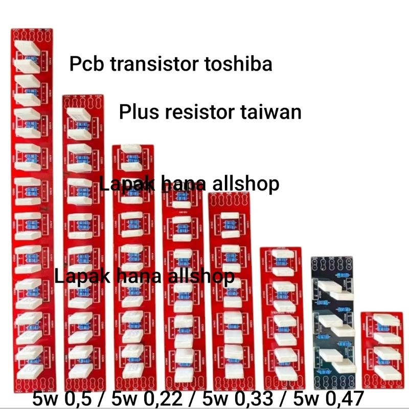 Jual Pcb transistor final toshiba plus resistor taiwan Pcb tr final ...