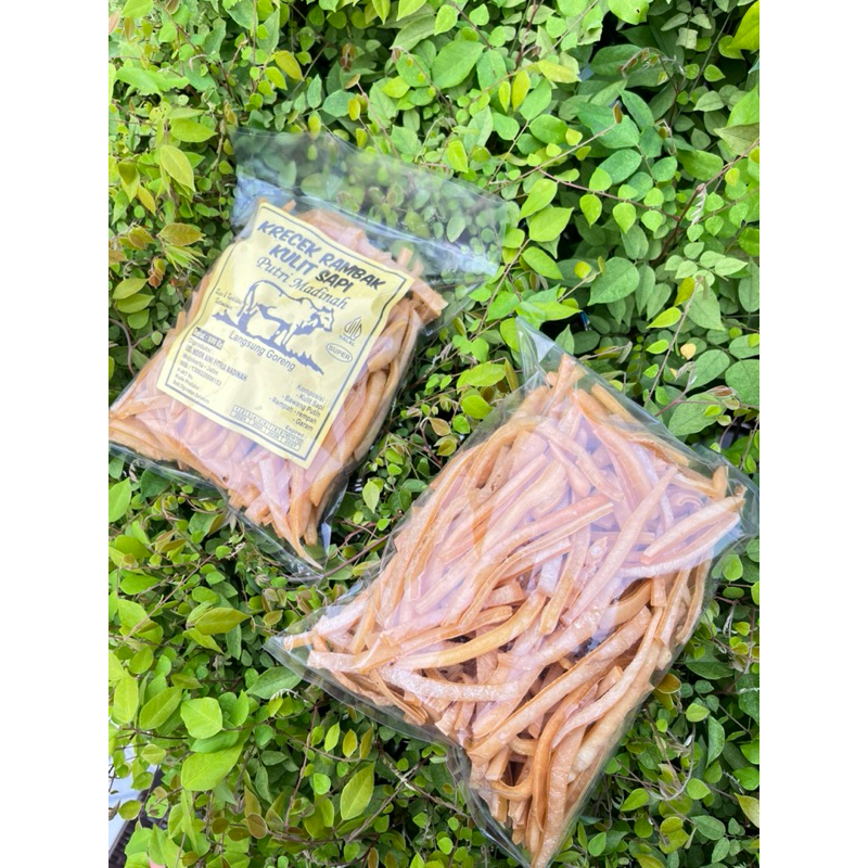 Jual Kecek Rambak Kulit SAPI varian potongan steak Mie kualitas SUPER ...