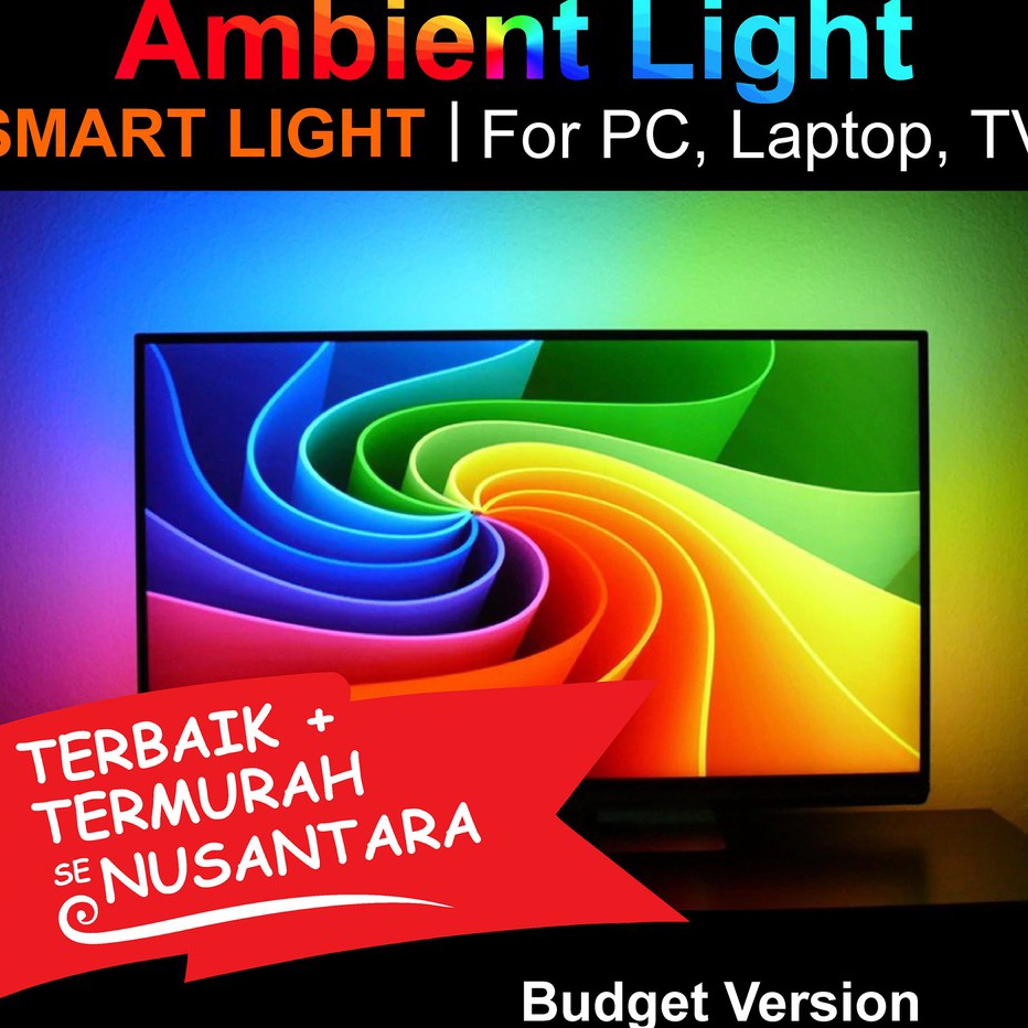 Jual Ambient Light RGB ARGB Auto Sync for Monitor PC Komputer Laptop ...