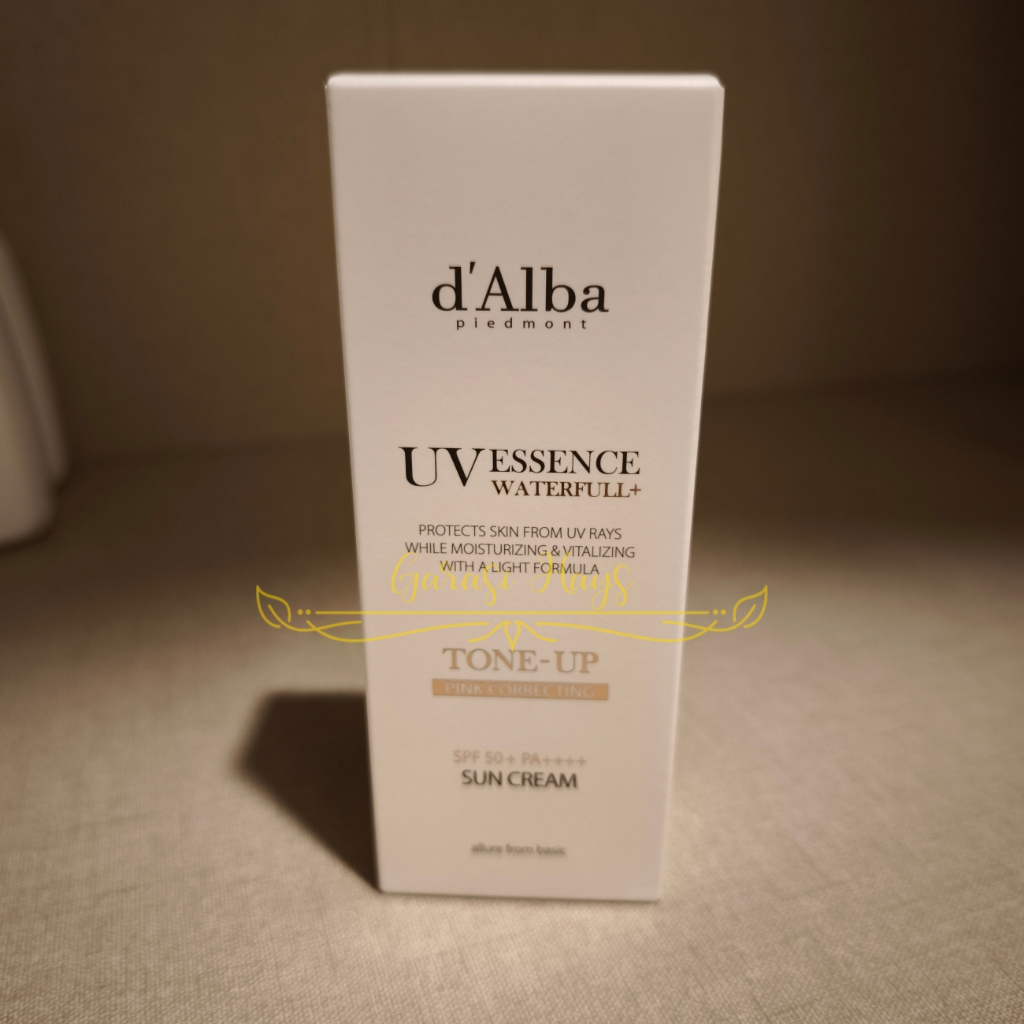 Jual ORIGINAL d'Alba UV Essence Waterfull+ Tone Up SPF 50+ PA++++ Sun Cream 50 ml | Shopee Indonesia