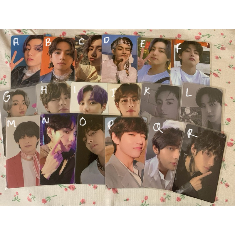 Jual {WAJIB CO PACK} OFFICIAL BTS Photocard Taehyung Jungkook | Shopee Indonesia