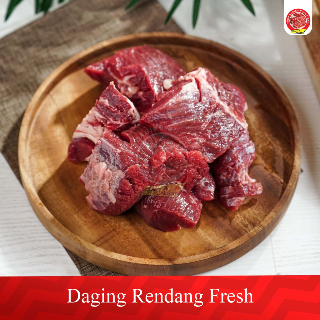 Jual DAGING POTONG RENDANG FRESH EKONOMIS 1 KG | DAGING SEMUR | BEEF ...