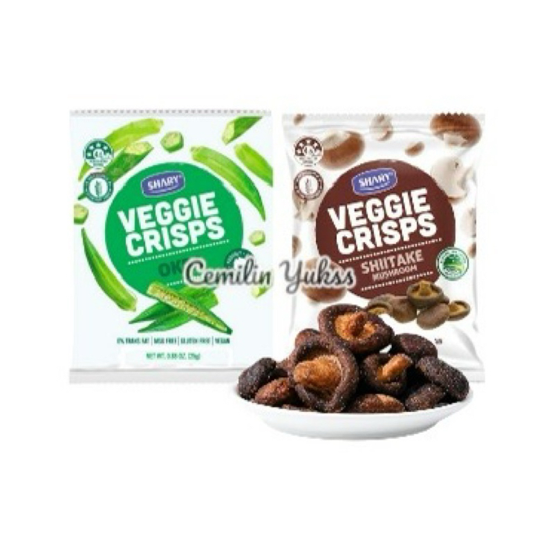 Jual Shary Veggie Crips Okra 25g Shary Mushroom Chips 30g Keripik Okra ...