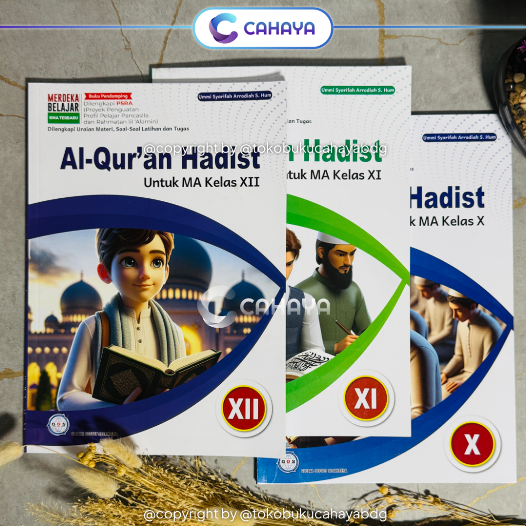 Jual Buku AL-QUR'AN HADIST MA KELAS 10 11 12 QURDIS ALQURAN HADIS MA KELAS 10 11 12 kurikulum ...