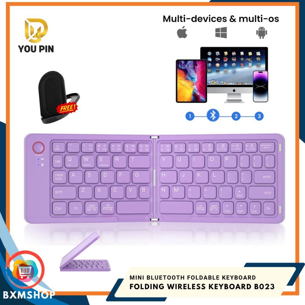Jual YOU PIN B023 Keyboard Lipat Wireless Bluetooth Mini Portable ...