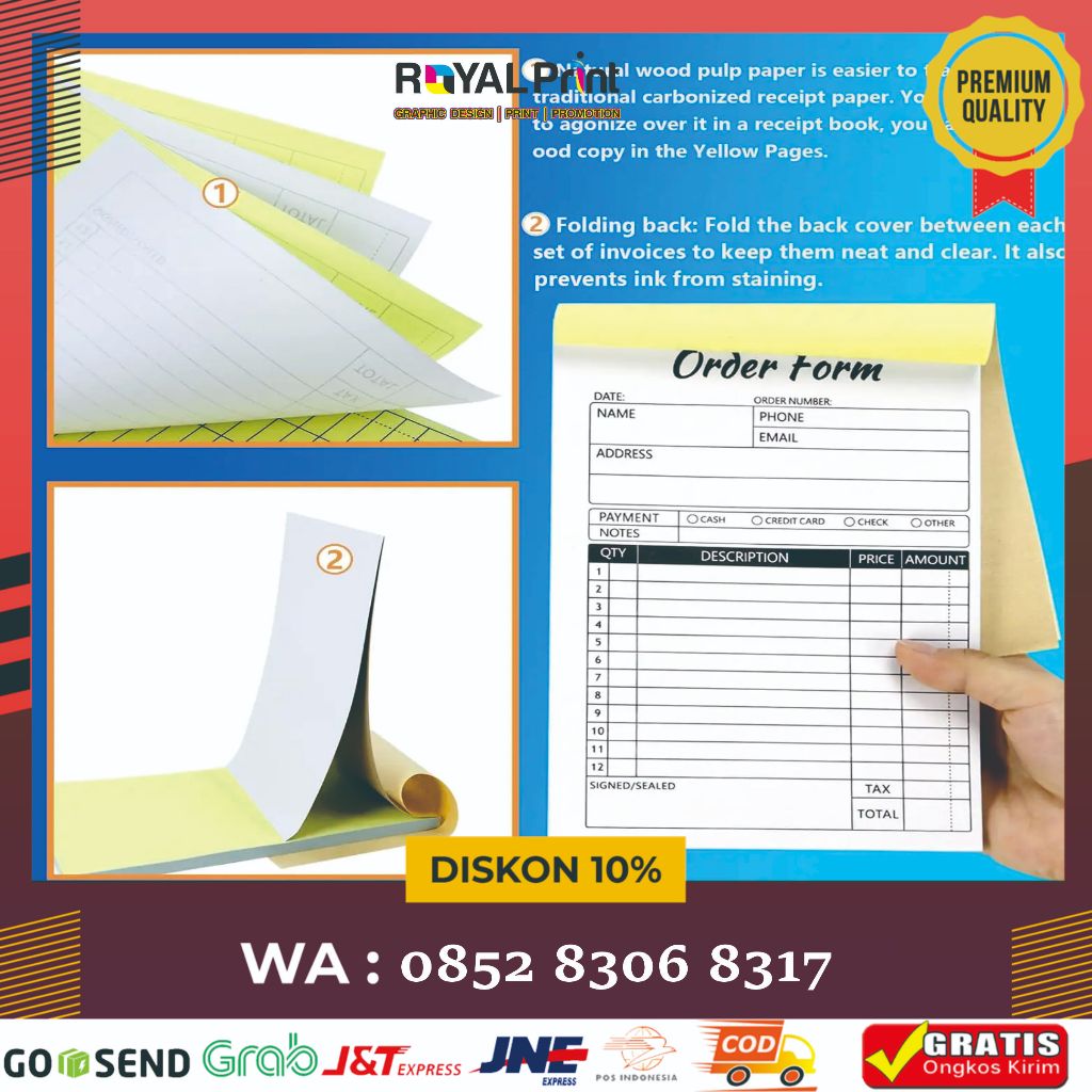 Jual Cetak Buku Nota, Tanda Terima, Surat Jalan, Faktur, Kwitansi ...