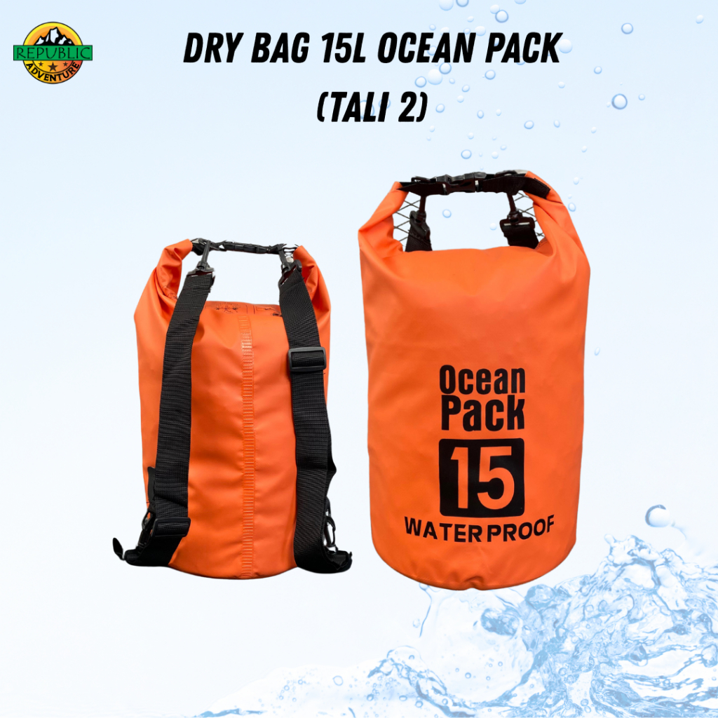 Jual Dry Bag Ocean Pack 15L Waterproof Bag Tas Mancing Anti Air | Shopee Indonesia