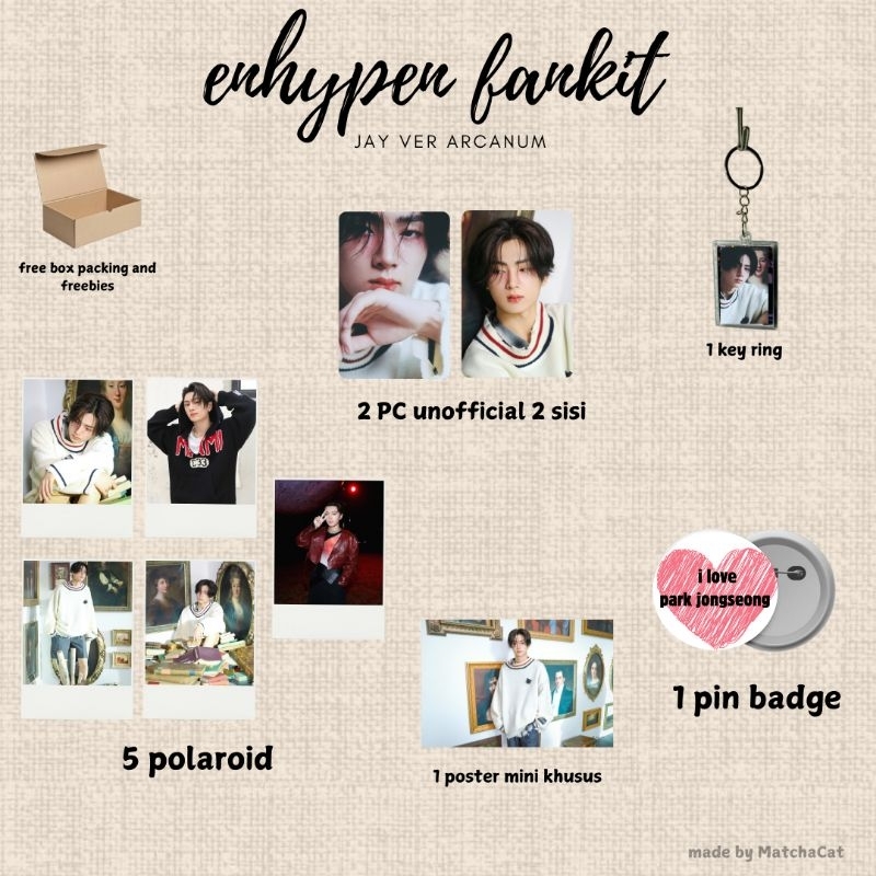 Jual freebies Fan Kit KPop Enhypen Engene Kit Fanmade By MatchaCat | K ...
