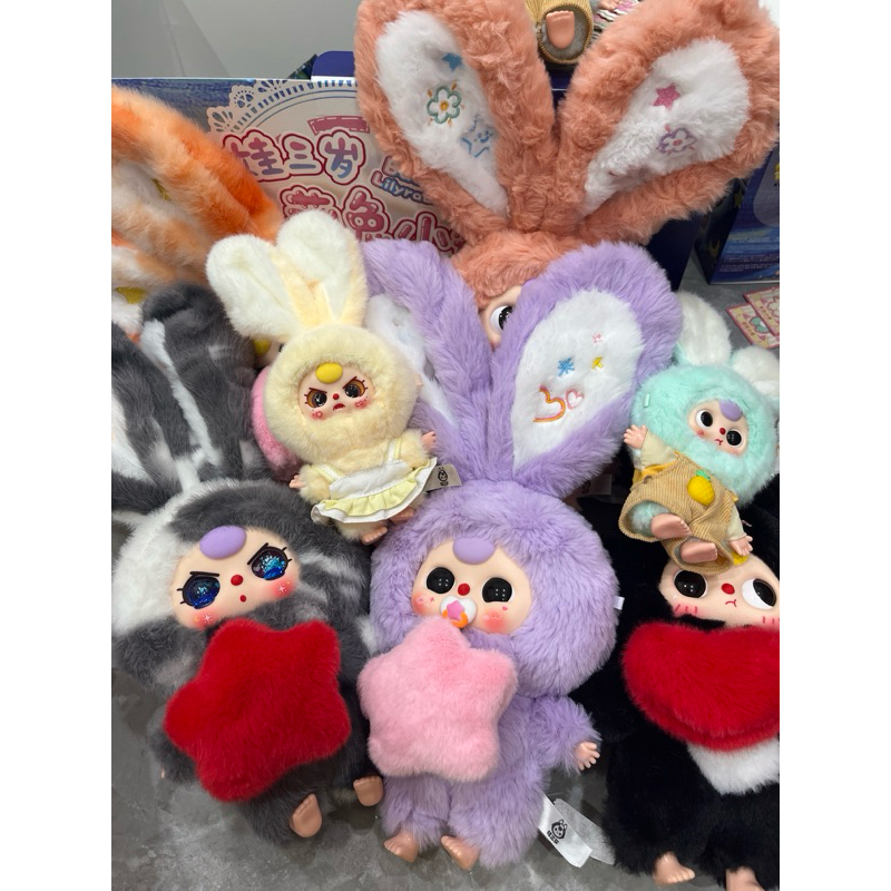 Jual SELECTED BABY THREE MACARON MINIATURE BUNNY MINI MATA RARE 360 ...