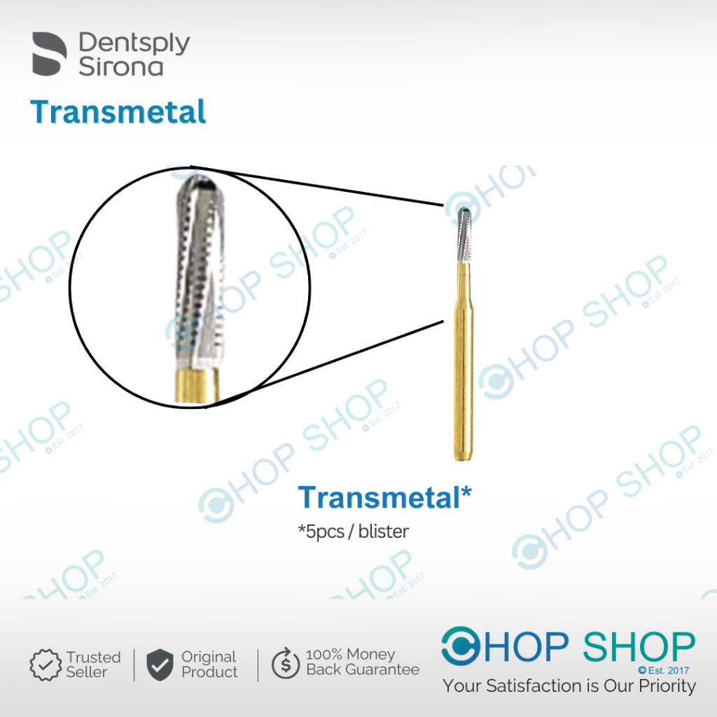 Jual ORIGINAL Dentsply Transmetal Bur - Bur Bongkar Crown PFM Metal ...