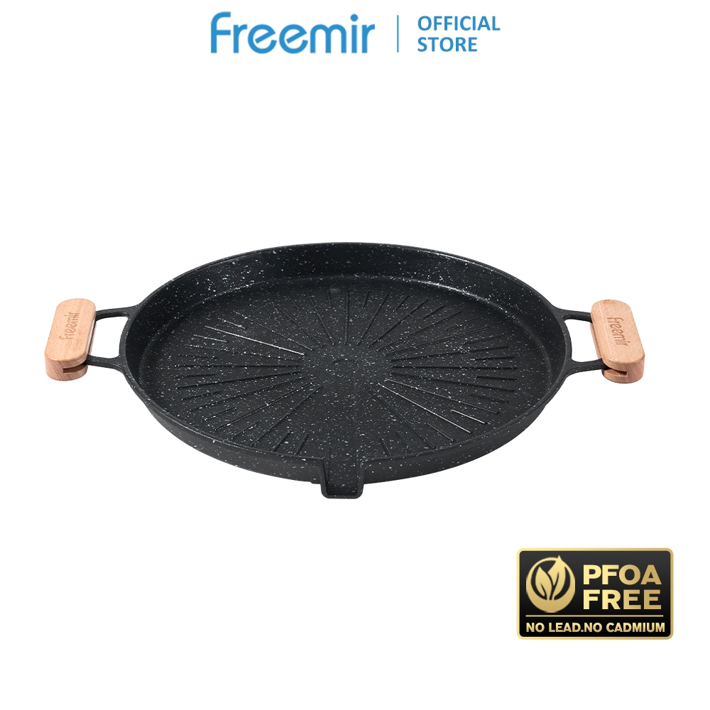 Jual [OFFICIAL] Baru freemir Grill Pan FREE Capitan Hitam Baking Pan ...