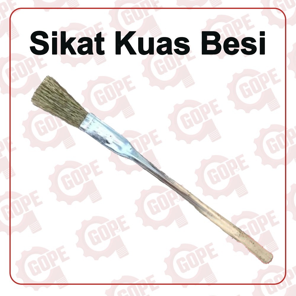 Jual Kuas Besi Sikat Kawat Kuningan Gagang Kayu | Shopee Indonesia