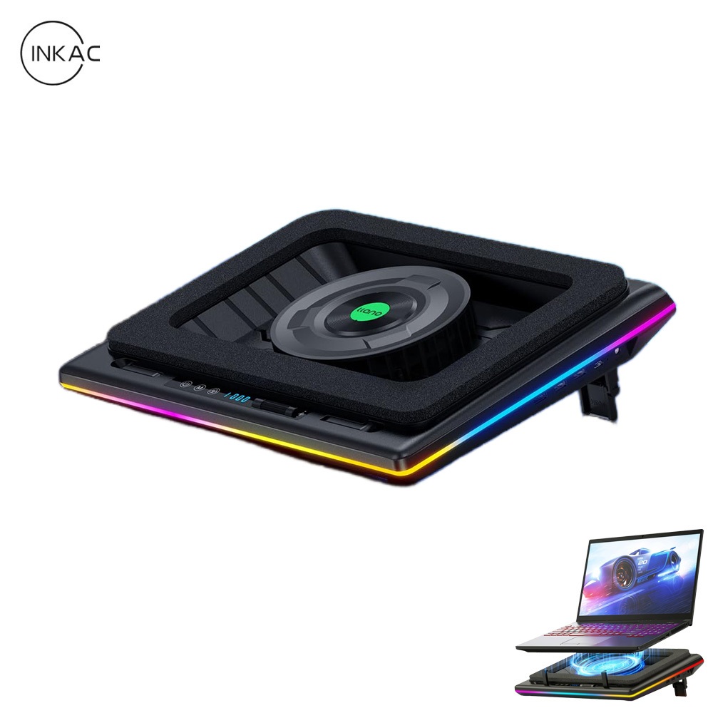 Jual 【COD】INKAC Llano V12 RGB Laptop Cooling Pad Gaming Laptop Cooler ...
