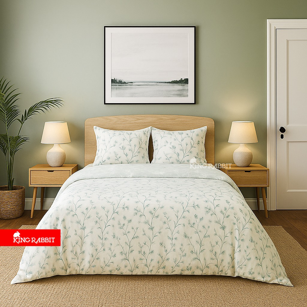 Jual King Rabbit Bamboo Velvet Complete Set Bed Cover & Sprei Luxury ...